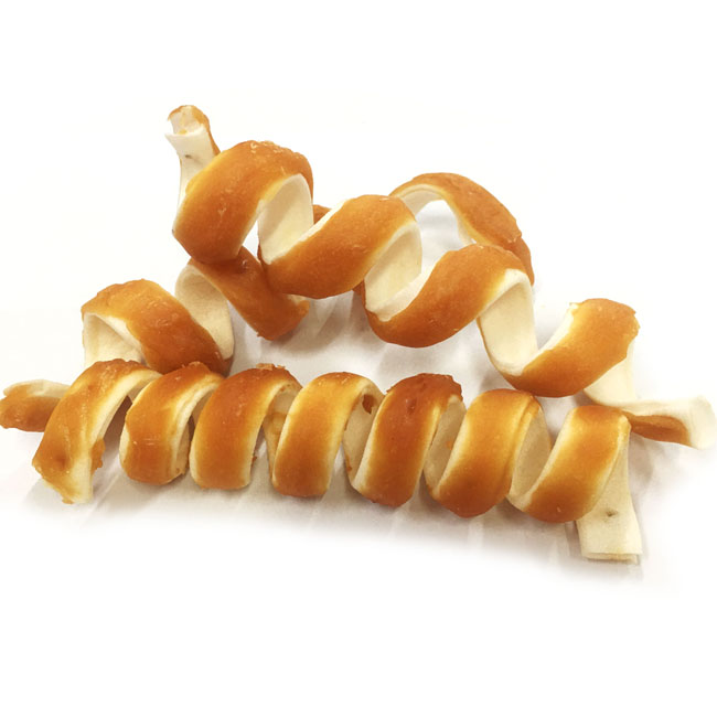 China LSC-122 rawhide with chicken factory and manufacturers | Luscious