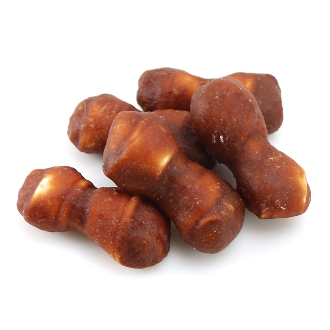 China LSL-08 rawhide with lamb factory and manufacturers | Luscious